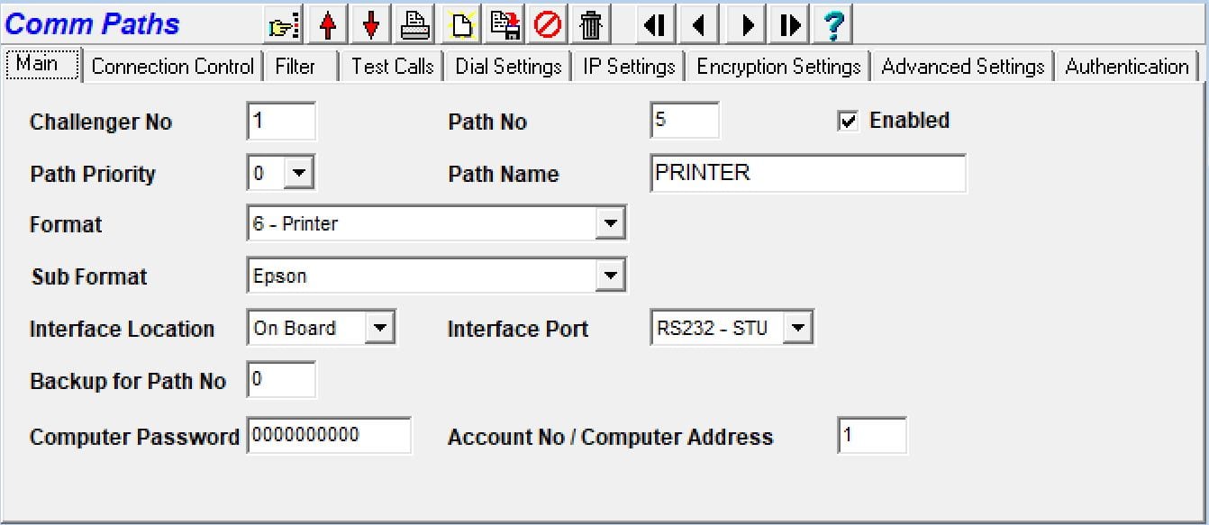 How to Setup a Printer on Challenger 10 via serial | SecureFind